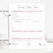 EDITABLE FLORIST ORDER Form, Printable Flowers Order Form Template ...