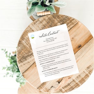 Sister Contract Template - Funny Sibling Agreement, Sister Gift, Sister ...