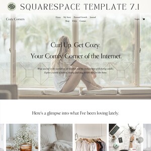 SQUARESPACE TEMPLATE BLOG. Squarespace Website Template Blogger ...