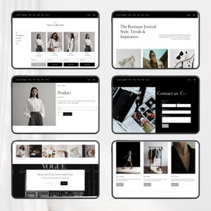 Editable BOUTIQUE WEBSITE TEMPLATE – Squarespace Design for Online ...