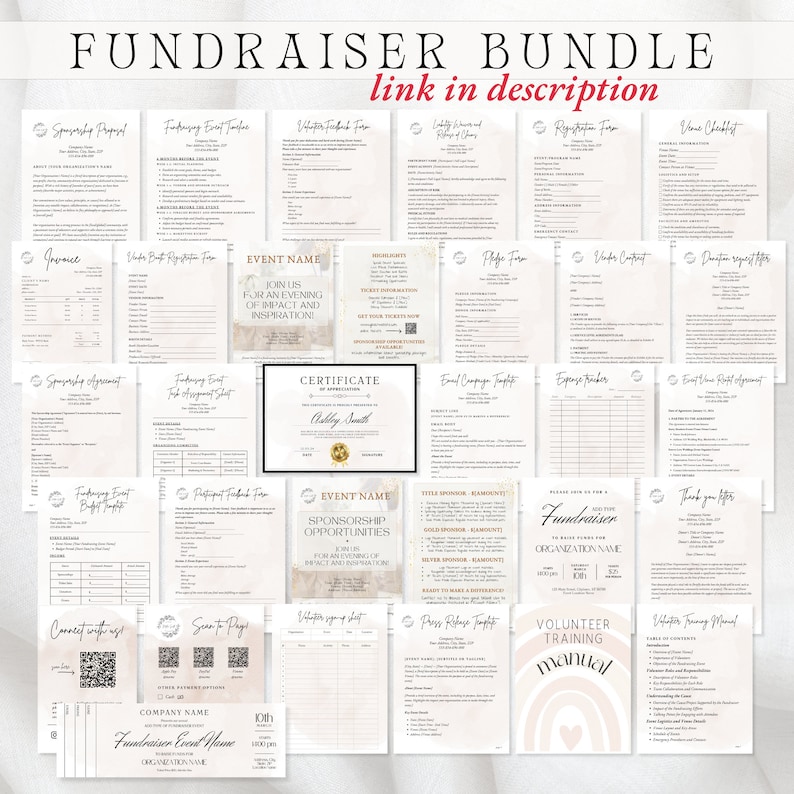 FUNDRAISING EVENT CHECKLIST. Fundraiser Timeline Template. Fundraising ...