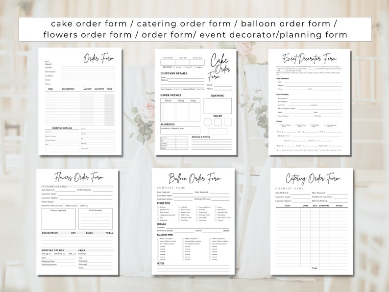 EVENT PLANNER BUSINESS Bundle, Event Planner Template Bundle, Event ...