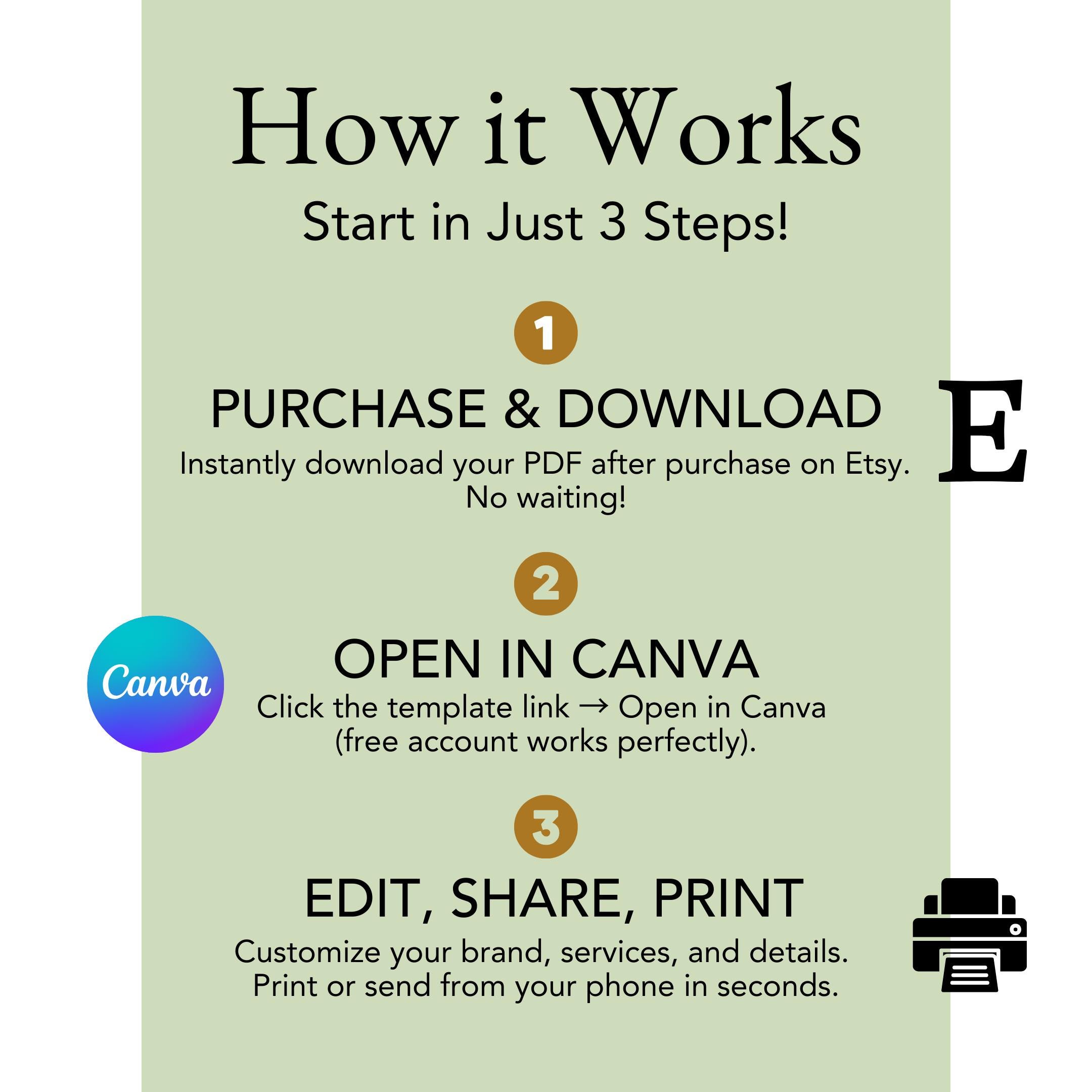 MULTICOLOR BALLOON Order Form – Editable Canva Template for Balloon ...