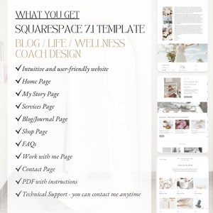 SQUARESPACE TEMPLATE BLOG. Squarespace Website Template Blogger ...
