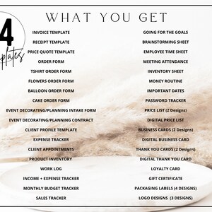 SMALL BUSINESS TEMPLATES Bundle, Editable Business Forms, Invoice ...