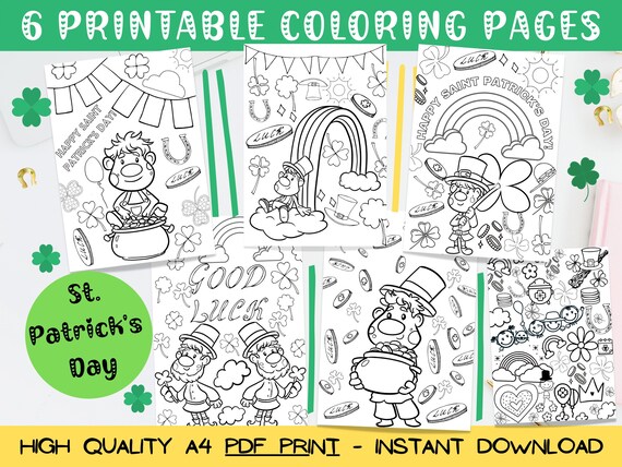 Leprechaun Printable Coloring Pages - Mom. Wife. Busy Life.