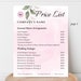 FLORIST PRICE LIST, Flower Shop Price List, Florist Price Sheet ...