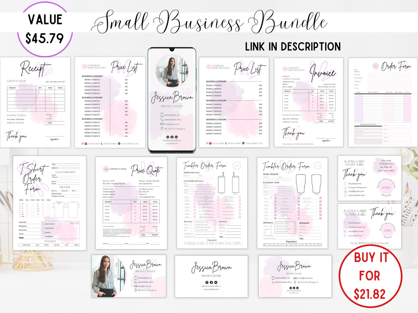 EDITABLE RECEIPT TEMPLATE Receipt Form Canva Template Custom - Etsy UK