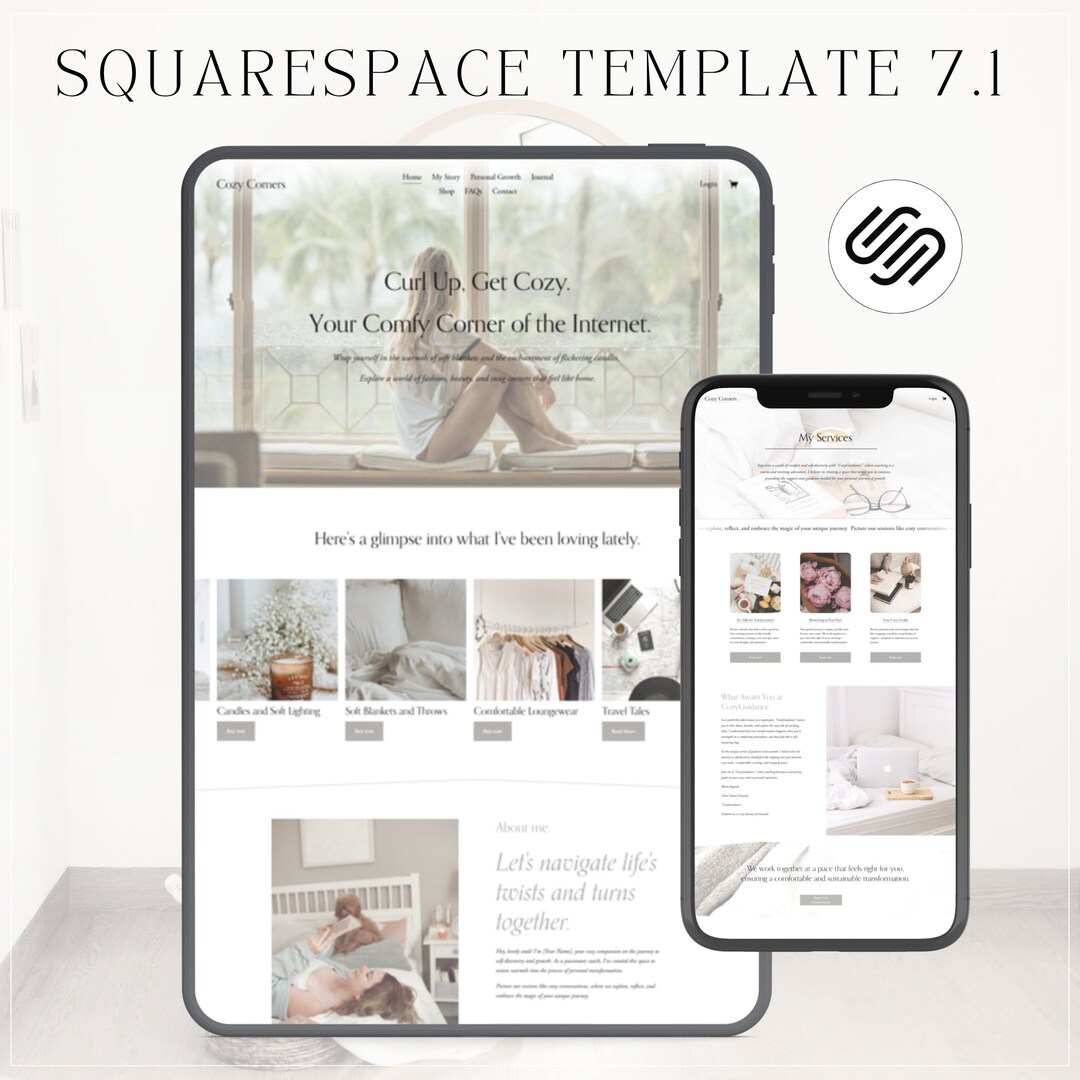 SQUARESPACE WEBSITE TEMPLATE. Squarespace Template 71. Squarespace ...