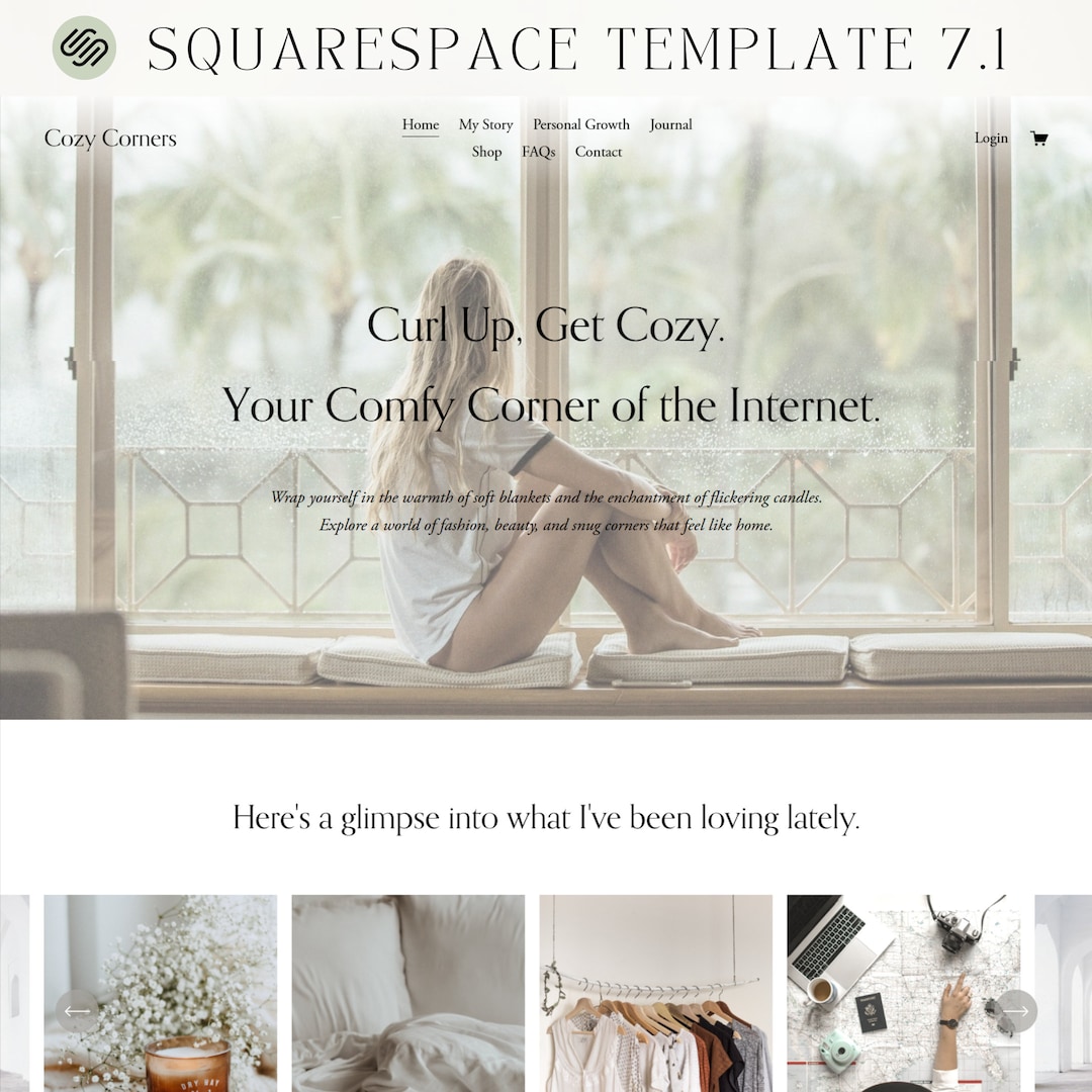 COACH WEBSITE TEMPLATE, Life Coach Website Template, Squarespace ...