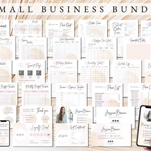 BUSINESS BUNDLE TEMPLATES, Small Business Documents, Invoice Template ...