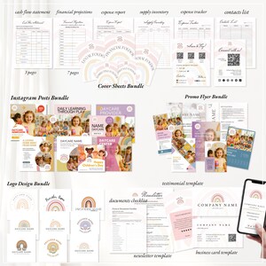 DAYCARE STARTER KIT. Daycare Forms Bundle. Childcare Business Plan ...