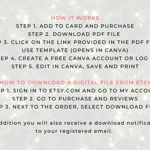 EDITABLE CHRISTMAS INVOICE Template for Small Business - Etsy