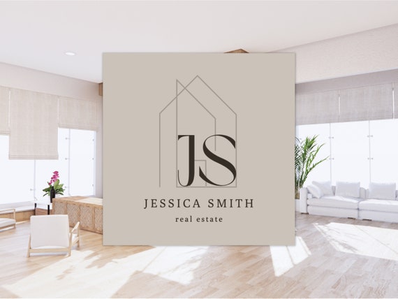 EDITABLE REAL ESTATE Logo Realtor Logo Design Idea Real - Etsy