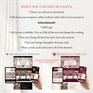 PHOTO BOOTH BRANDING Kit – Editable Canva Templates for Business Cards ...