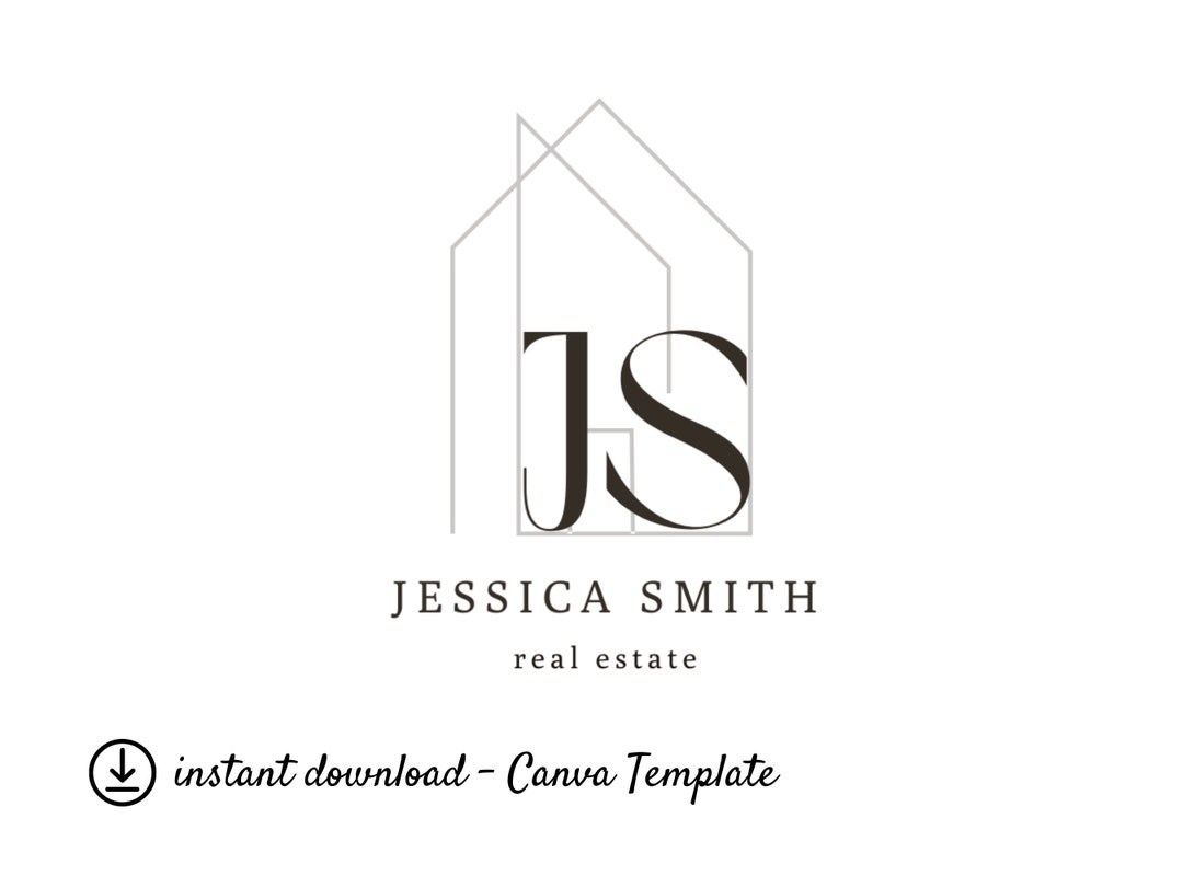 EDITABLE REAL ESTATE Logo, Realtor Logo Design Idea, Real Estate ...