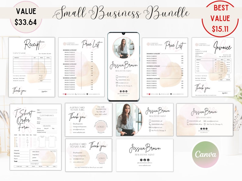 PRICE LIST TEMPLATE Small Business Pricing Guide Editable - Etsy