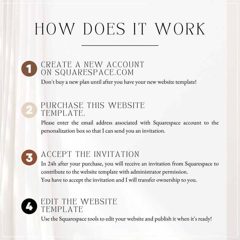 SQUARESPACE THERAPIST WEBSITE Template - Online Booking, Editable ...