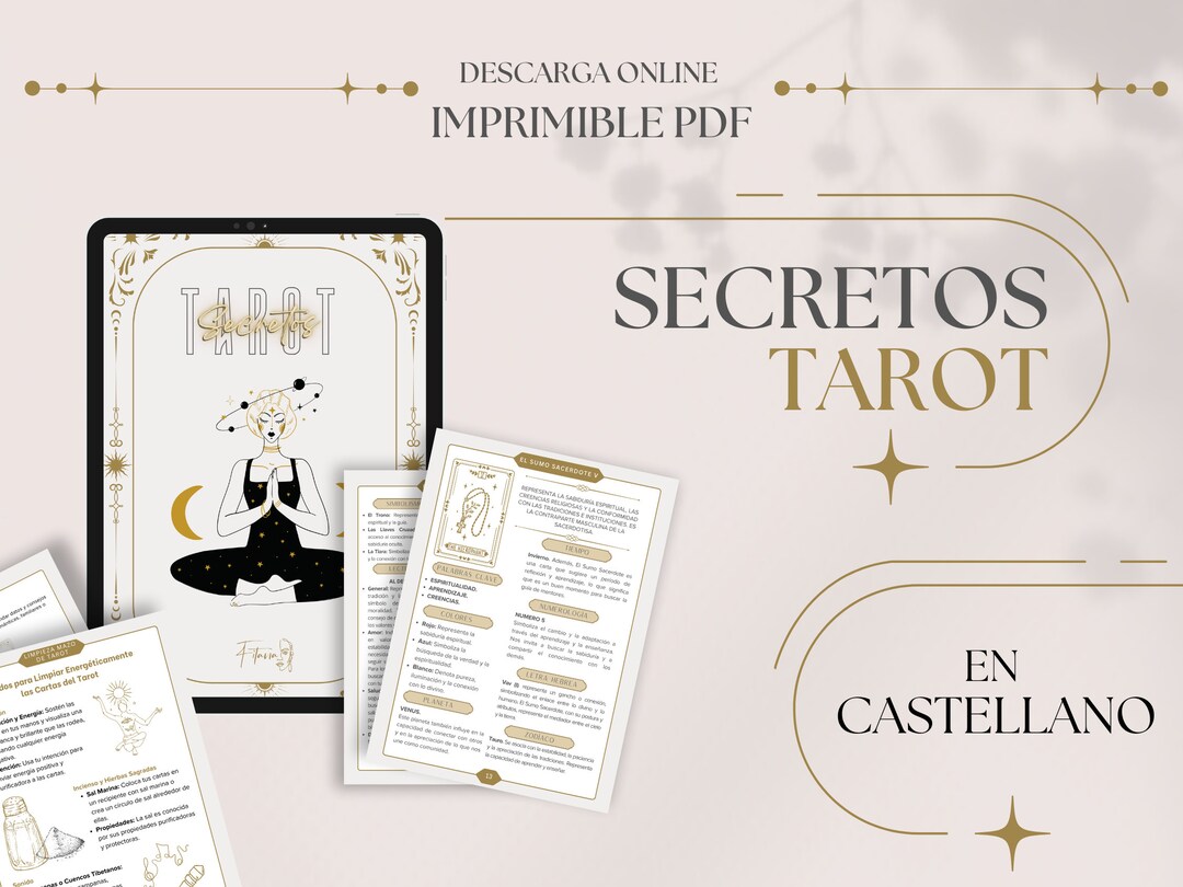 PDF Printable Tarot Manual: Complete Course for Beginners and Experts ...
