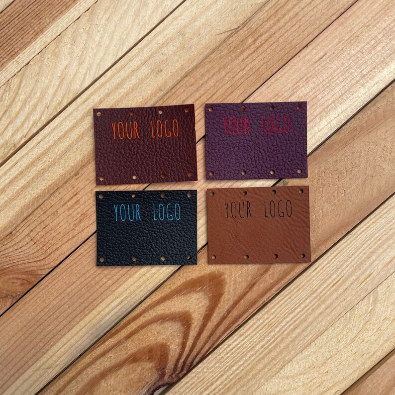 Personalised Faux Leather Labels,product Tags Labels,knitting Labels ...