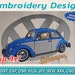 Embroidery Design / Volkswagen / Volkswagen Beetle / 4 Different Sizes ...