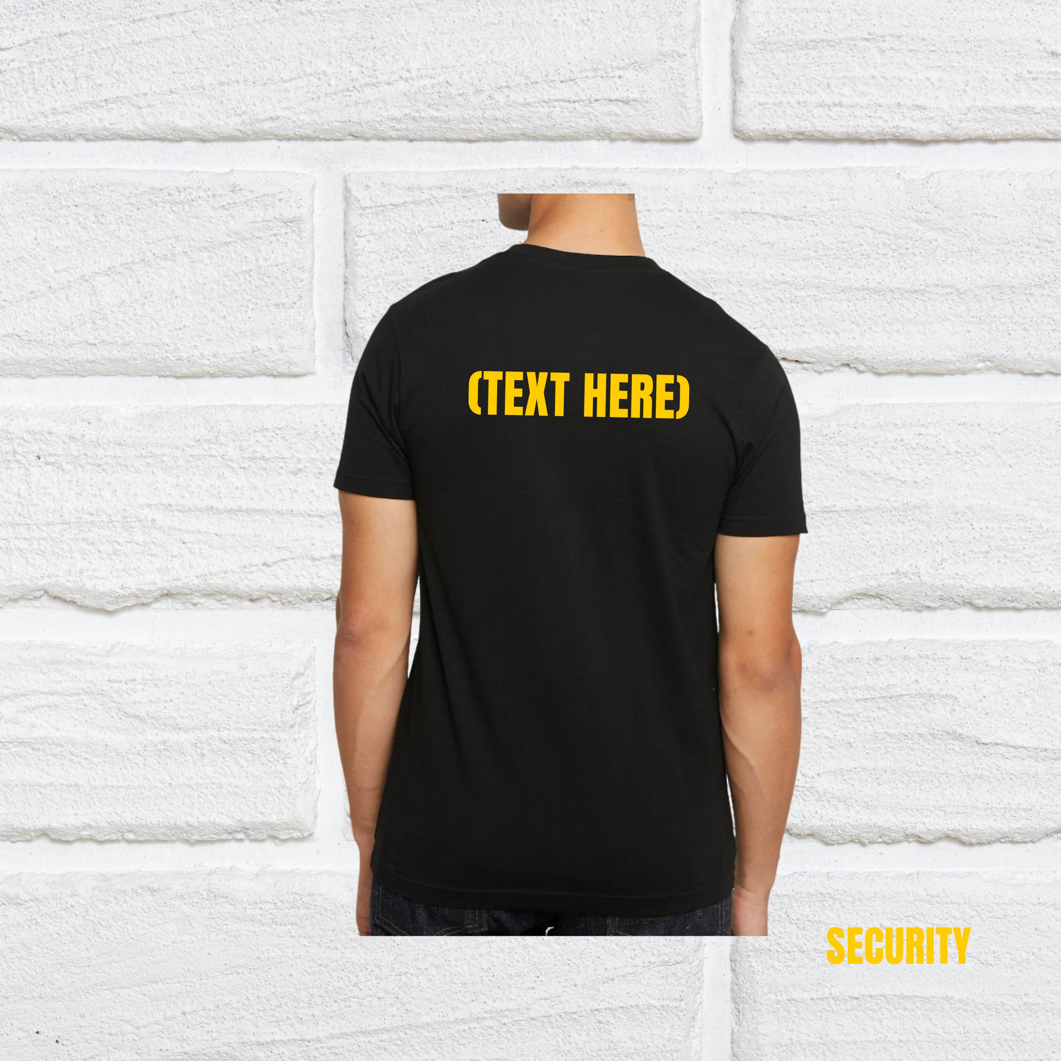 Security T-shirts, Security Customized Unisex Tshirt, Personalized ...