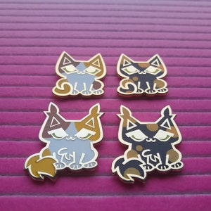 Calico & Tortoiseshell Cats Hard Enamel Pins - Etsy