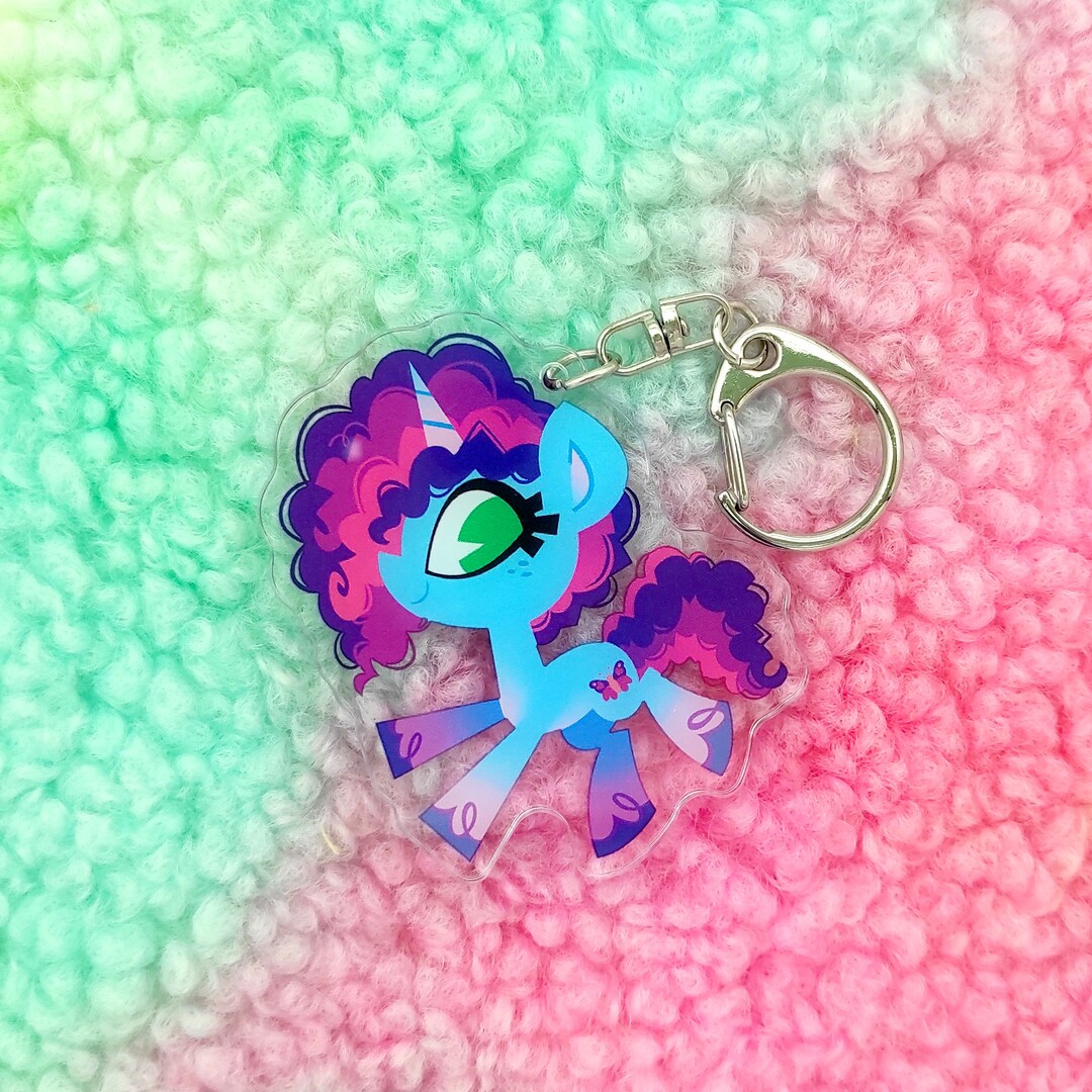 Reformed Misty Acrylic Charm Keychain - Etsy