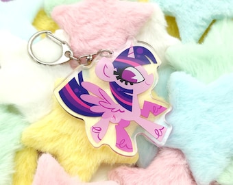 Handmade Twilight Sparkle Inspired Phone Charm My Little Pony Fim Phone ...