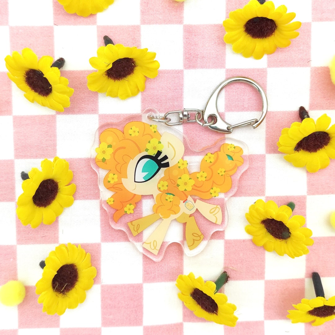 Pear Butter Acrylic Charm Keychain - Etsy
