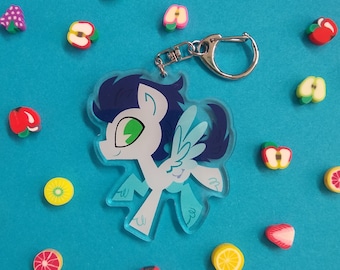 MLP Roseluck Acrylic Charm Keychain - Etsy