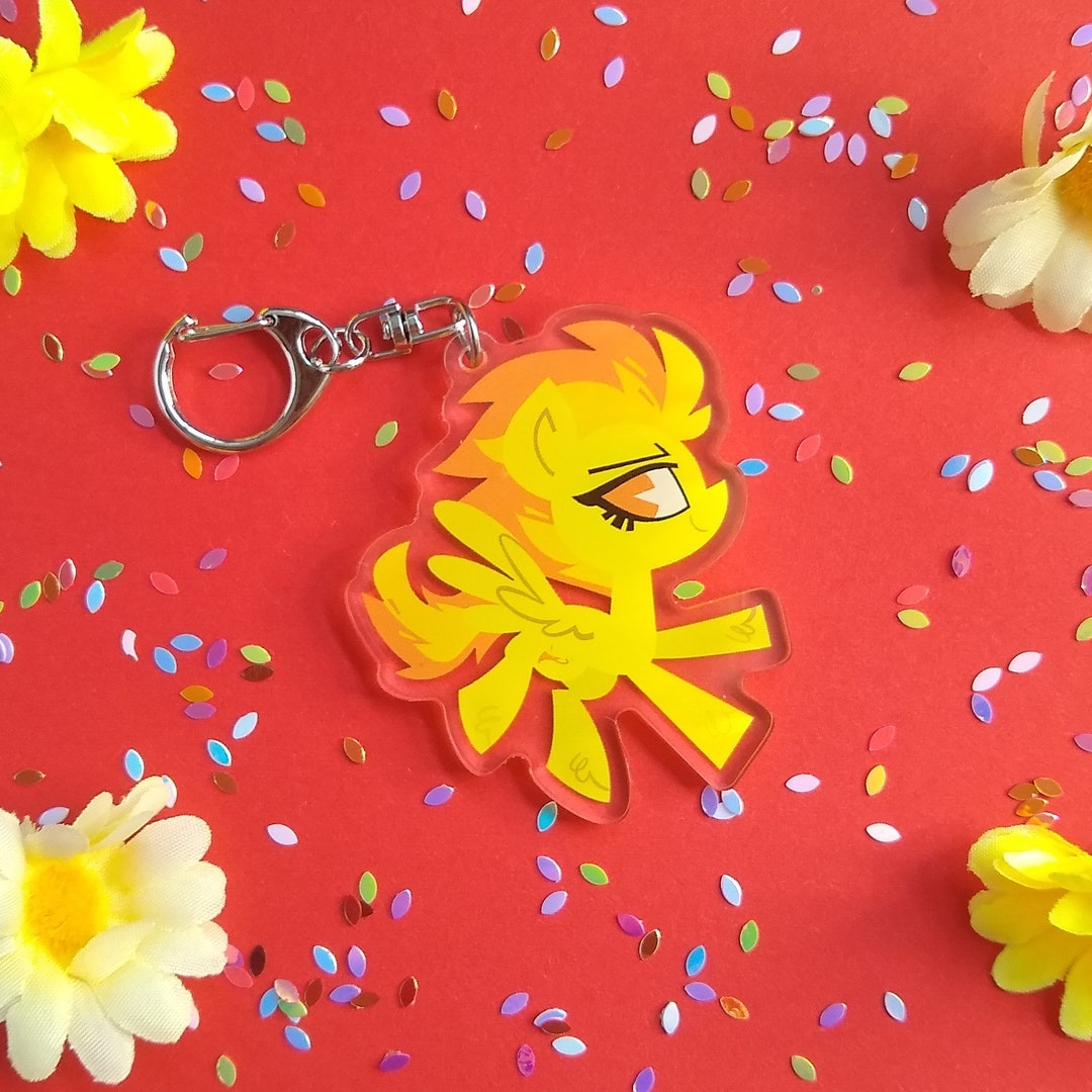 Spitfire Acrylic Charm Keychain - Etsy