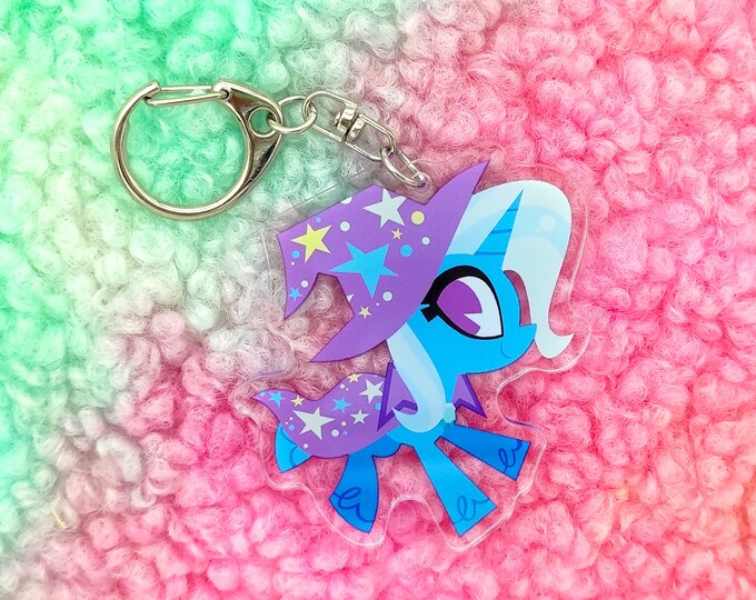 Magician Trixie Acrylic Charm Keychain - Etsy