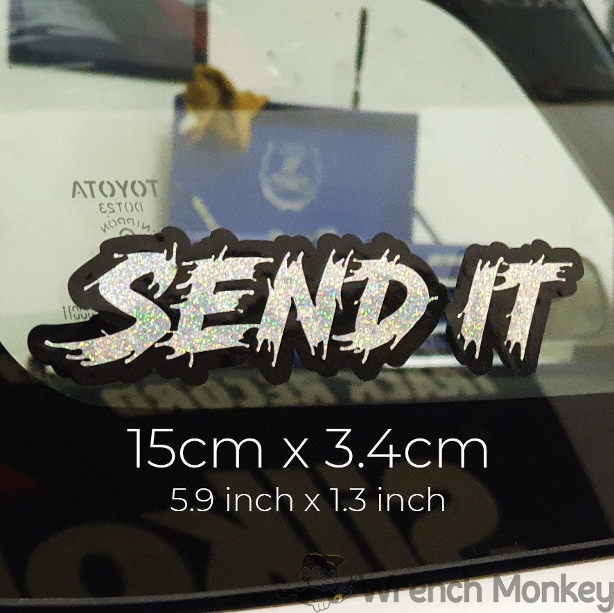 Send It Sticker Vinyl Decal JDM Car Slap Sticker Drift | Etsy