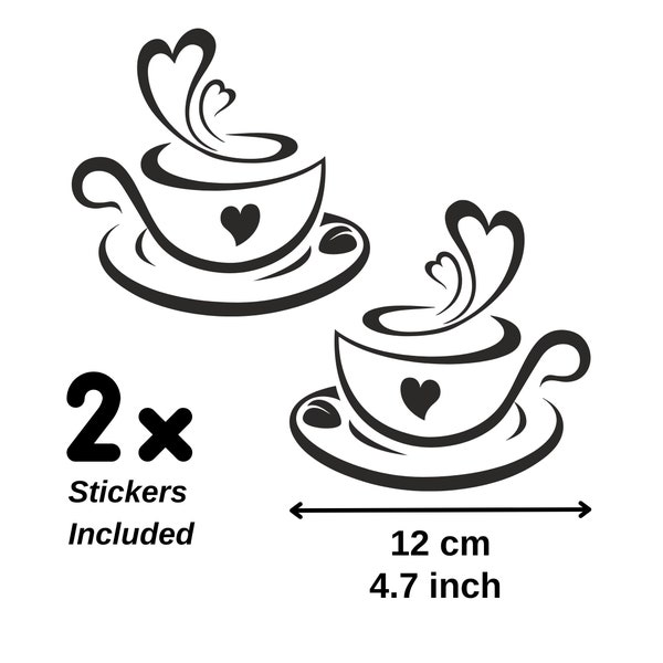 Coffee Cup Stickers - Etsy