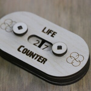 Life Counter SVG File | Laser Cutting File | Pathfinder Life Counter ...