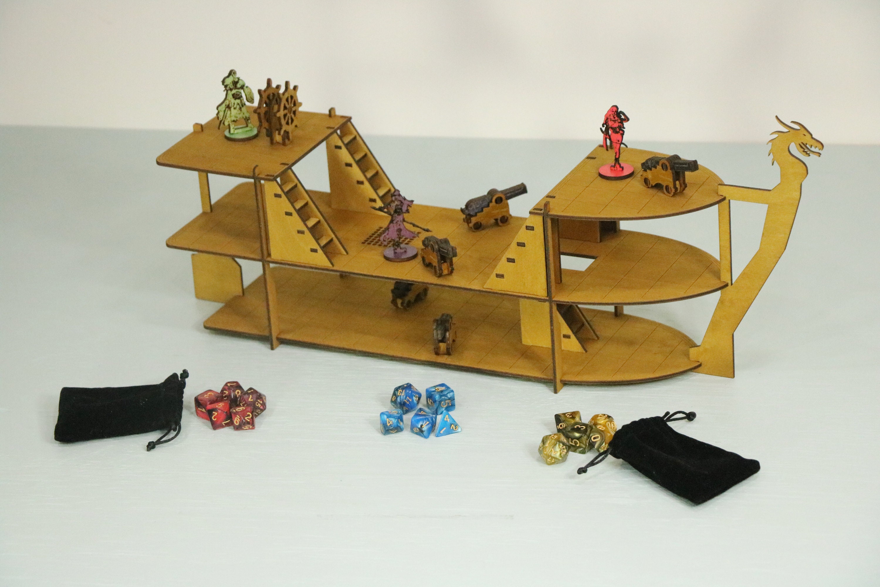 D & D Sized Ship SVG File | Laser Cutting File | RPG Ship Svg ...