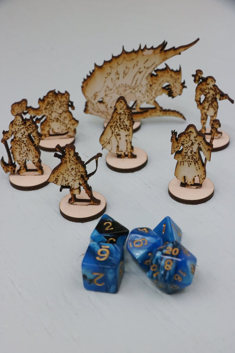 D & D Dungeon Set SVG File Laser Cutting File RPG Dungeon Set Svg ...