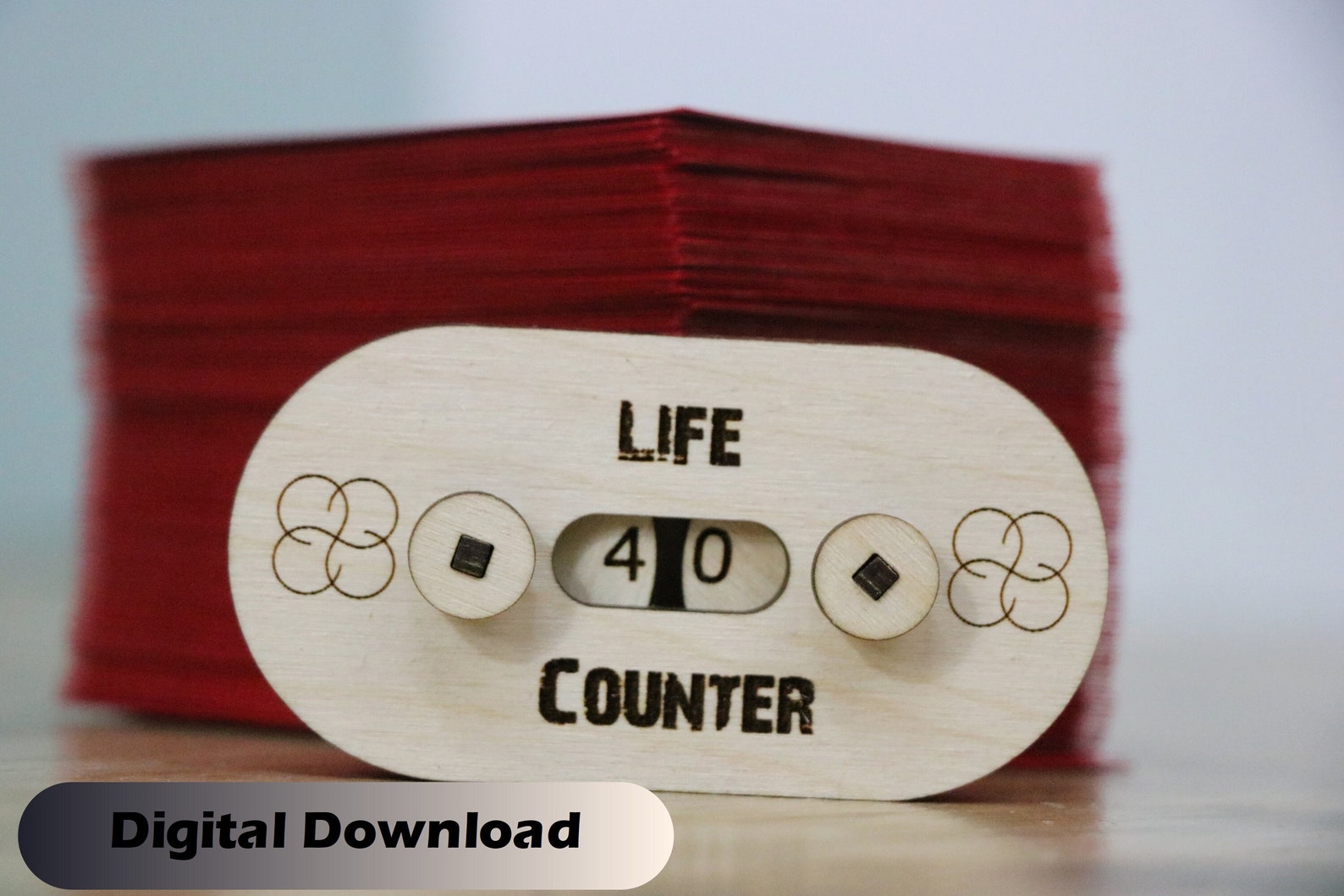 Life Counter SVG File | Laser Cutting File | Pathfinder Life Counter ...