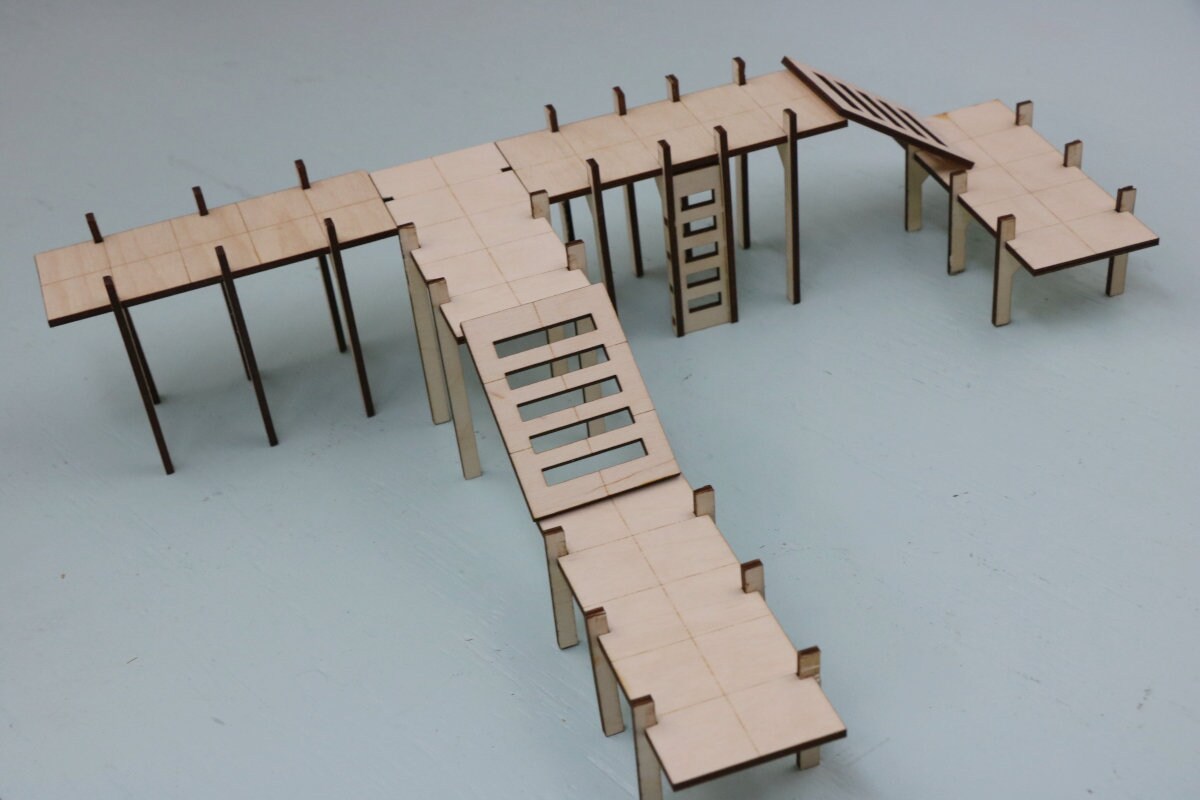 D & D Dock Set SVG File | Laser Cutting File | RPG Dock Set Svg ...