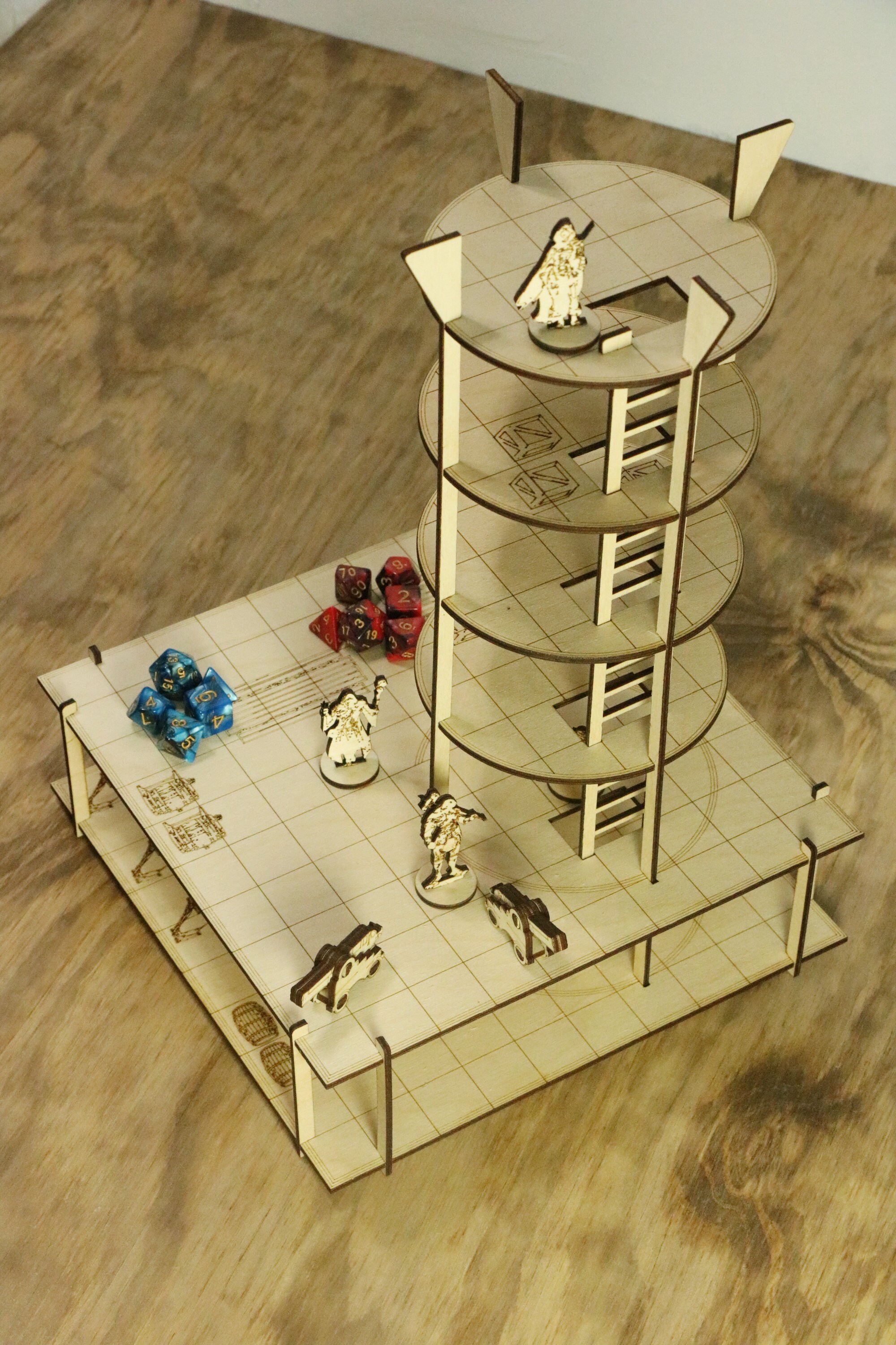 D & D Sized Outpost SVG File | Laser Cutting File | RPG Outpost Svg ...