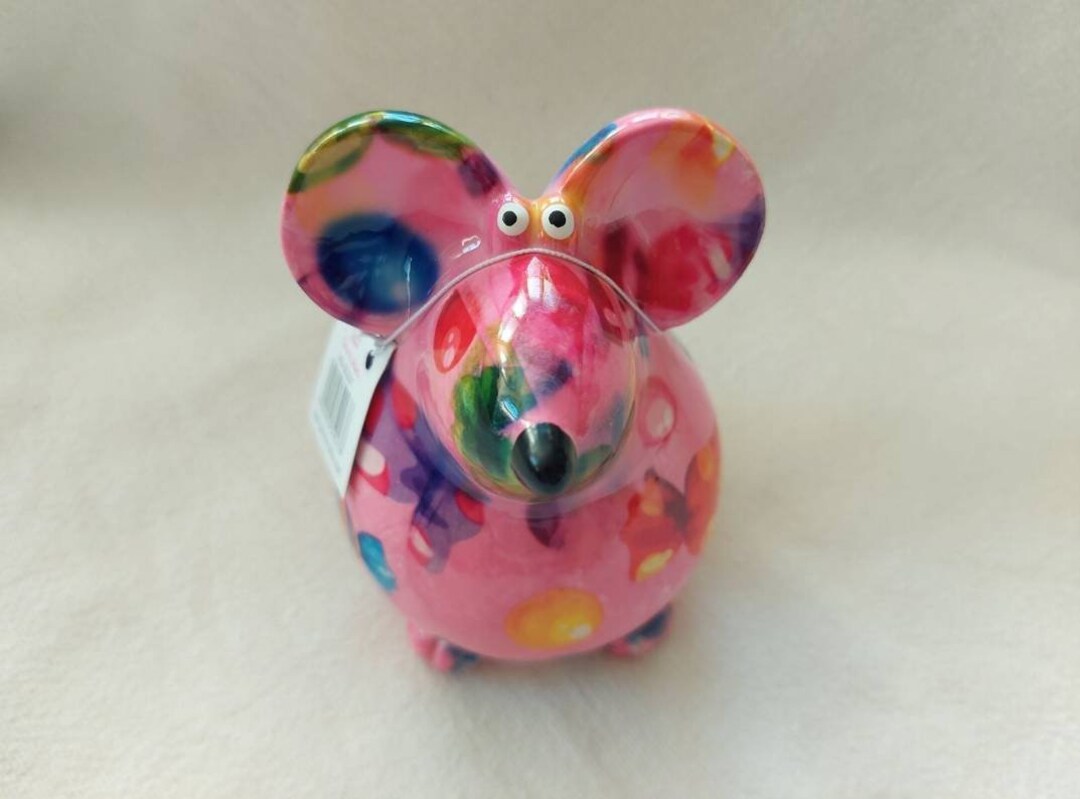 Mouse Money Bank by Pomme Pidou pink - Etsy