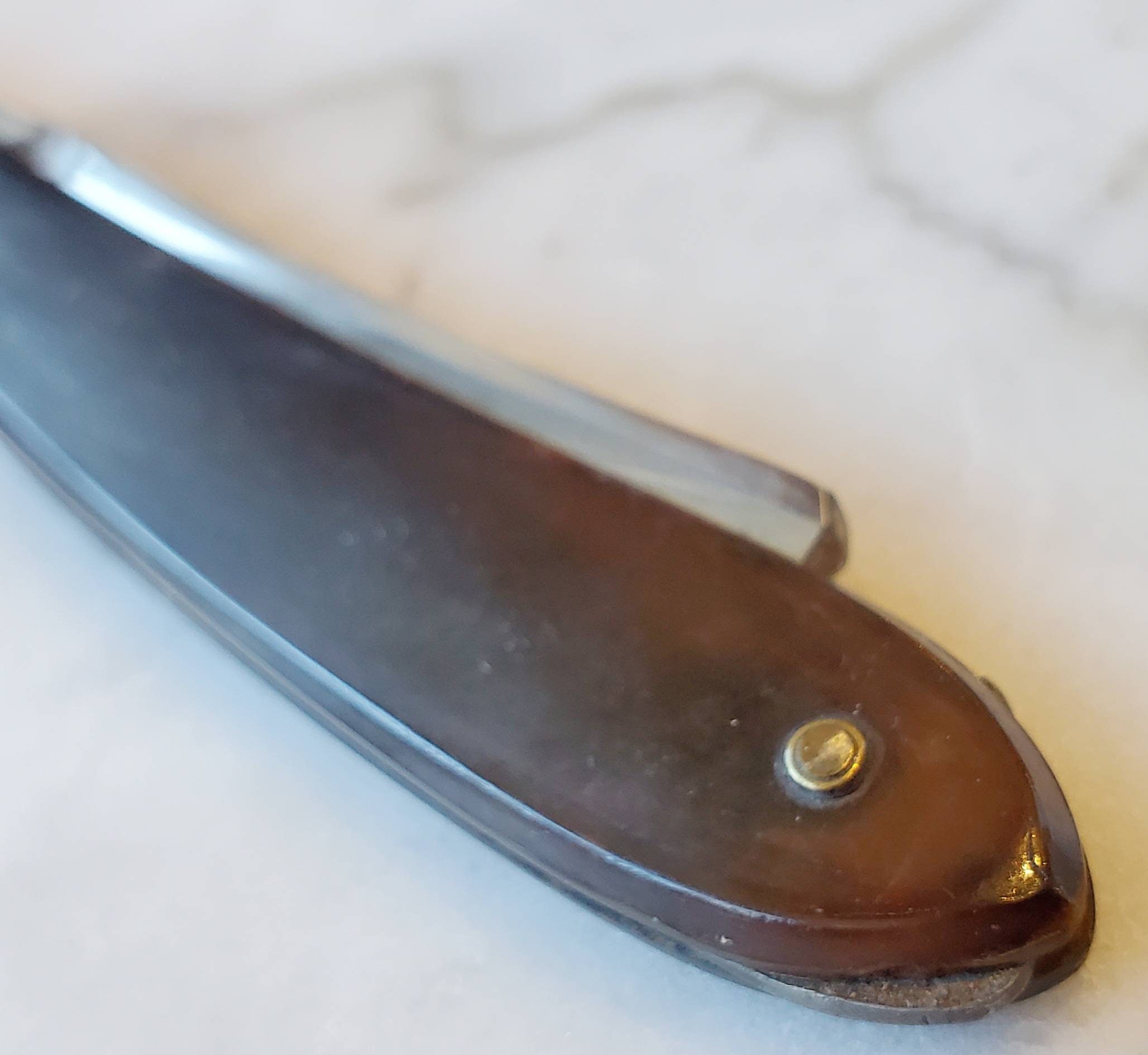 Antique Half-hollow Straight Razor, celebrated Razor Manufactured by ...