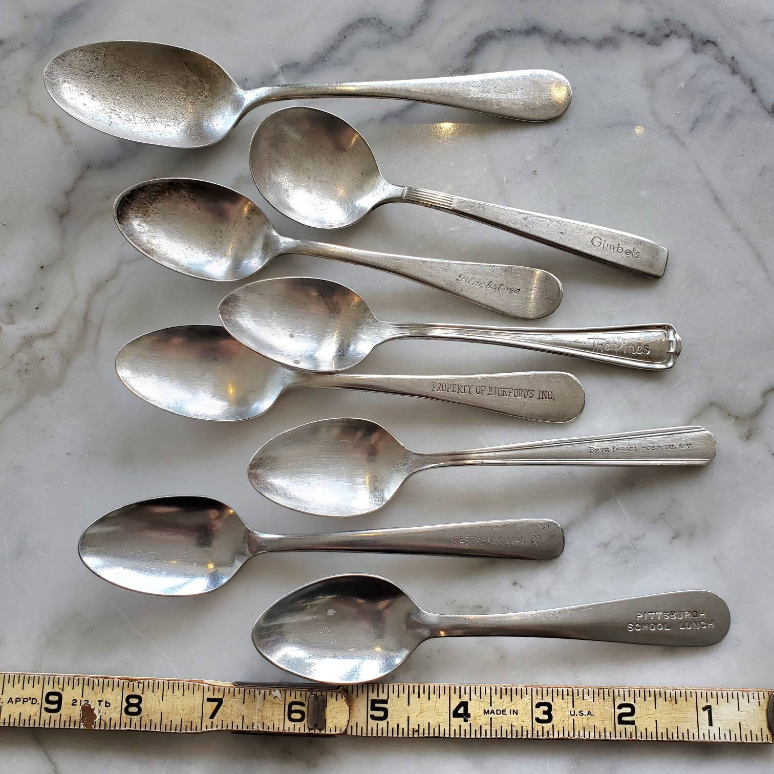 Vintage Cafeteria Silverplate Spoons Your Choice - Etsy
