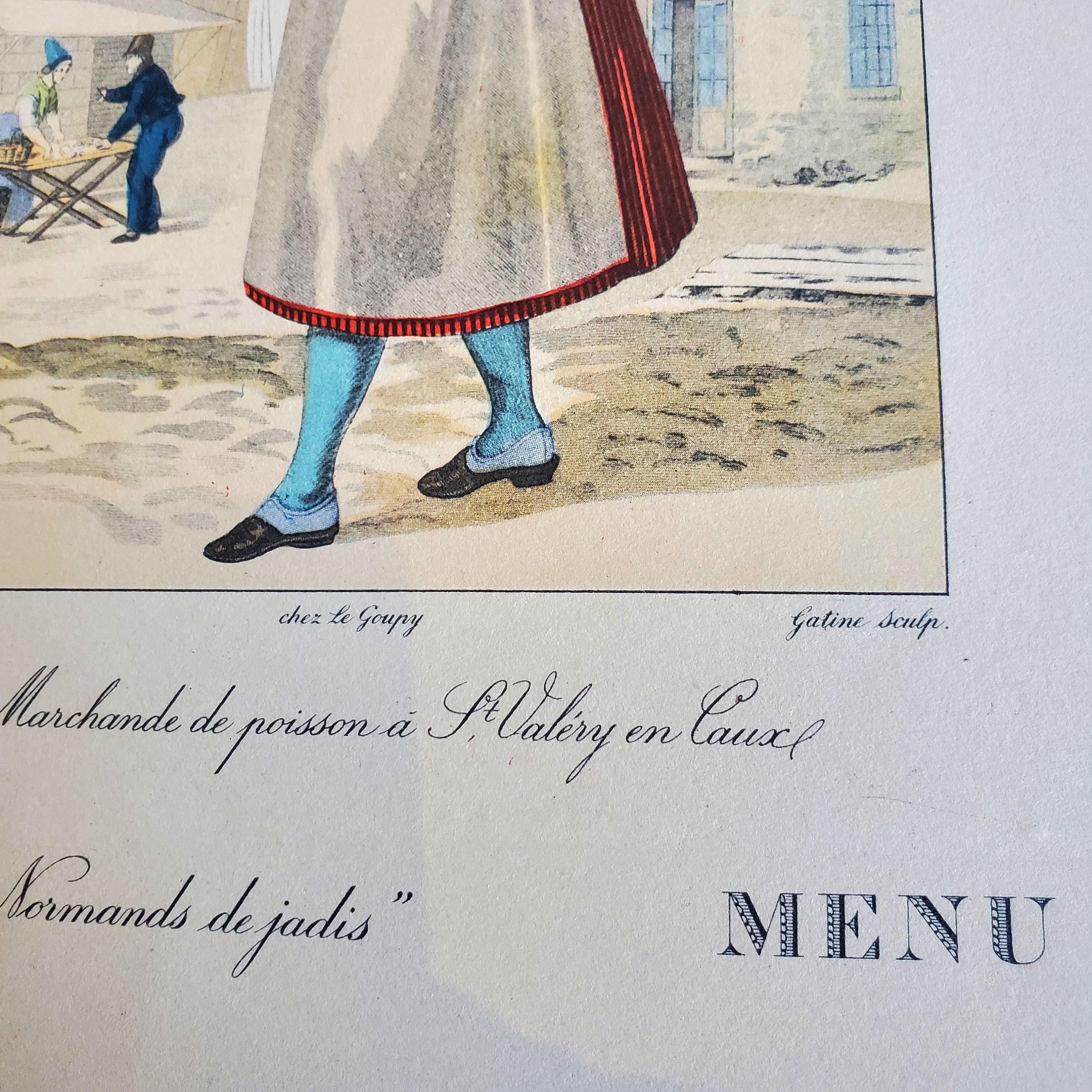 1937 Cie. Gle. Transatlantique French Line Cruise Ship Menus, Paquebot ...