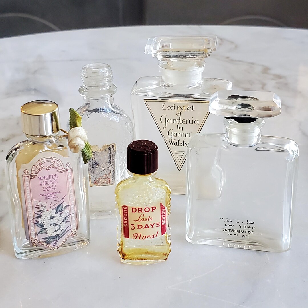 Vintage Small Perfume Bottle Collection, Lot of Five - Etsy
