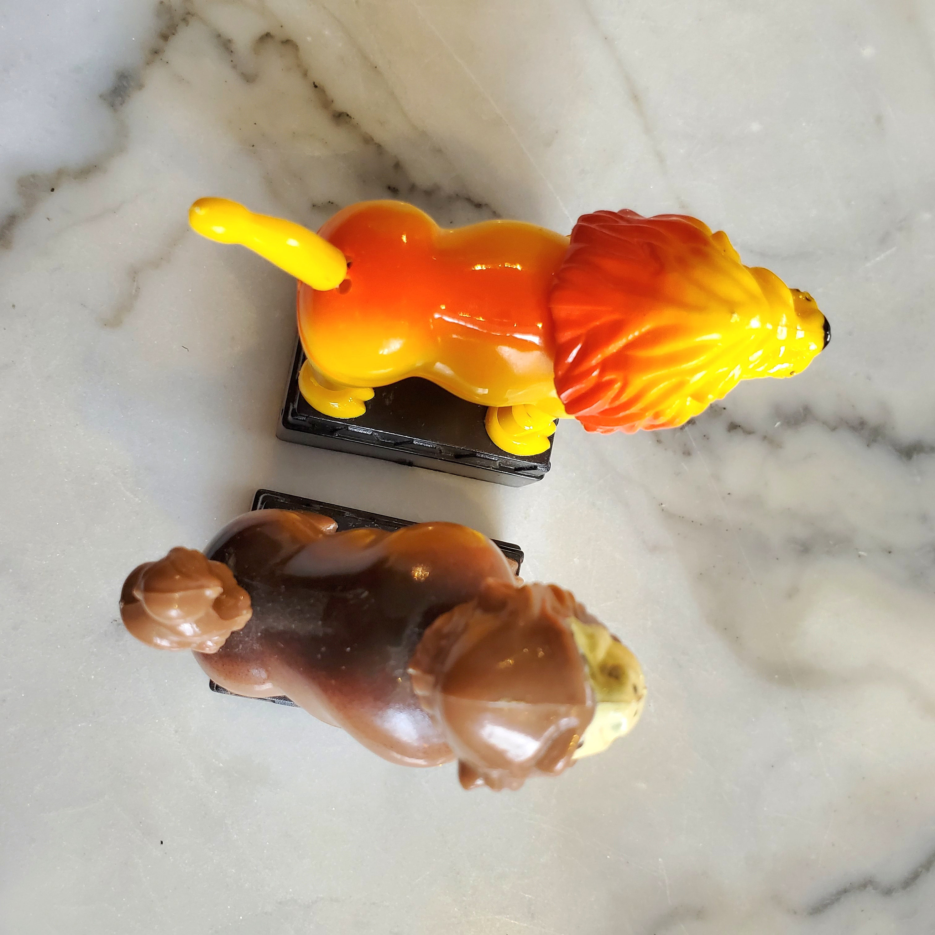 Choice of Zoo Animal Push Puppet Toy, Collapsible Thumb Animal Puppet ...