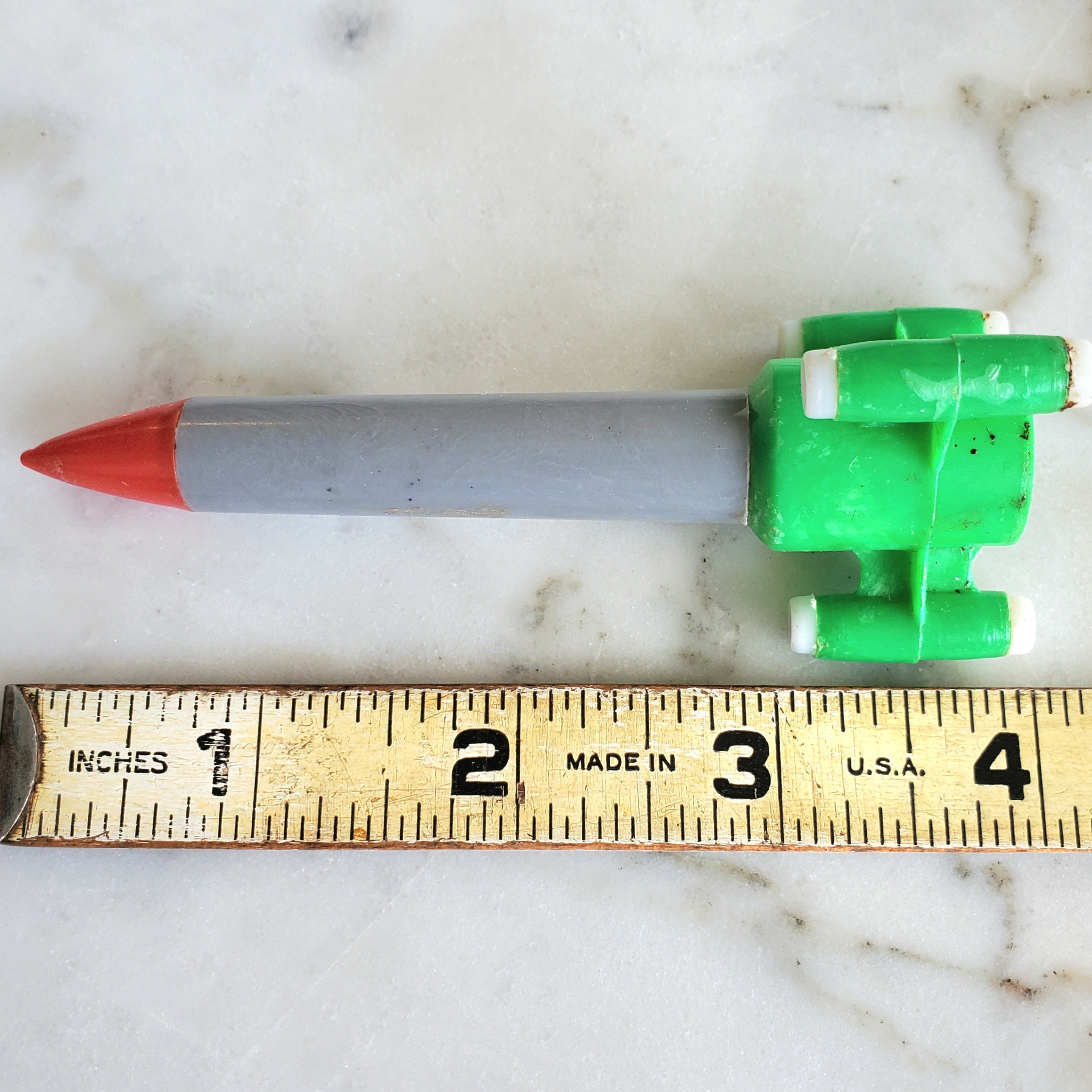 Mid-century Rocket Ship Cake Topper Celluloid Plastic - Etsy