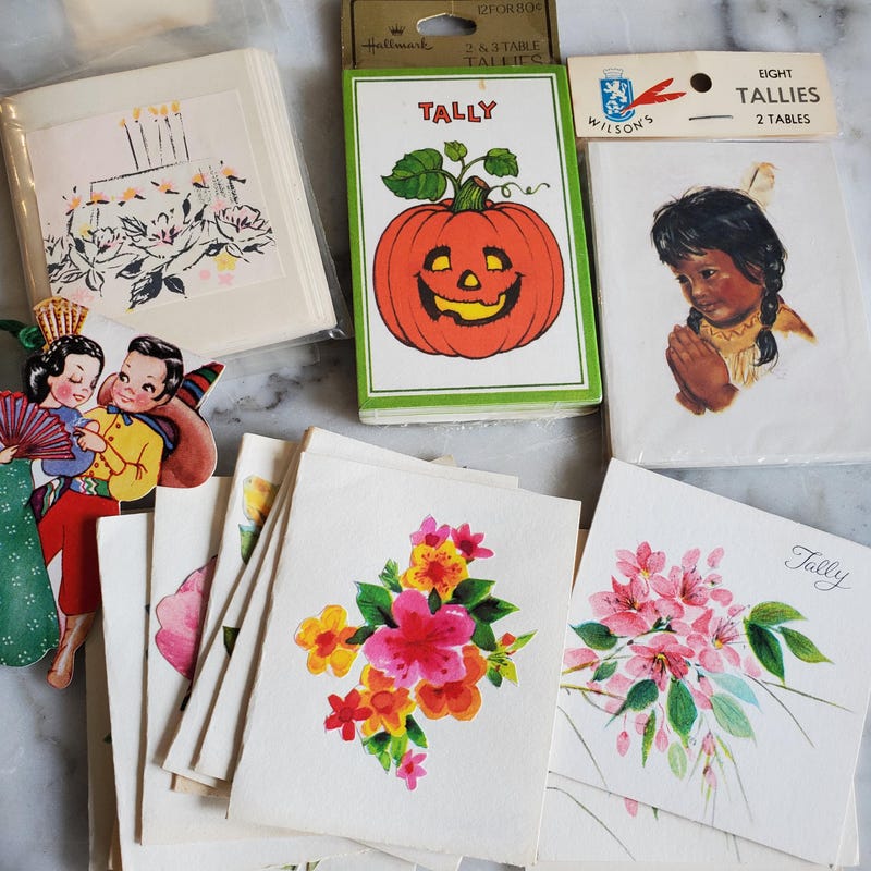 Bridge Tally Cards - Etsy