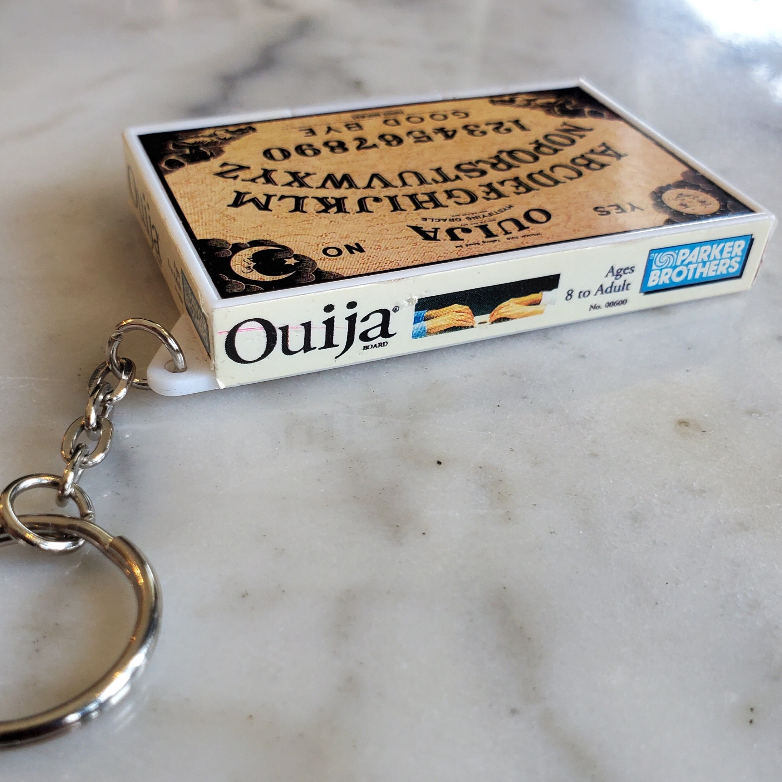 Mini Ouija Board Keychain, Hasbro Mini Travel Game With Planchette - Etsy